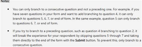 Branching In Microsoft Forms With Multiple Choice Responses Microsoft Qanda
