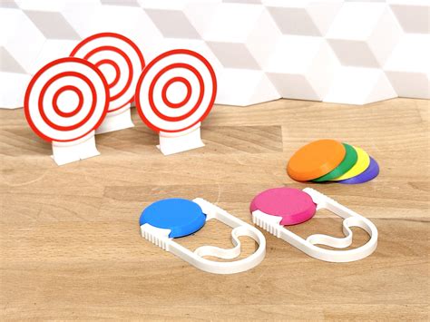 Disk Duel Game Launch Disk Shoot Targets Win The Challenge By