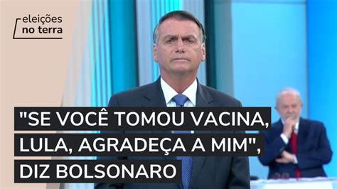 Lula acusa Bolsonaro de esconder carteira de vacinação e rival rebate Se você se vacinou