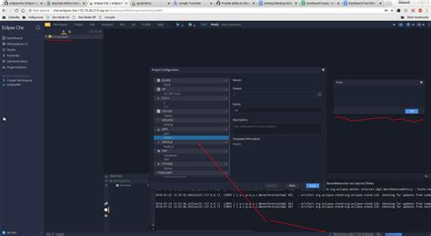 Unexpected Appearing The Error Information Dialog When Resolve The Eclipse Che Project · Issue