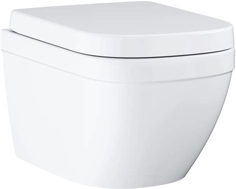 Унитаз подвесной GROHE Euro Ceramic 39328000 безободковый альпин-белый ...