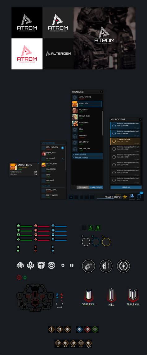 Fps Project Ui Visual Concept Behance