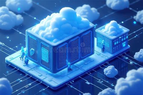 Iaas Hosting Infrastructure Concepts Stock Illustration Illustration Of Server Center 372676290