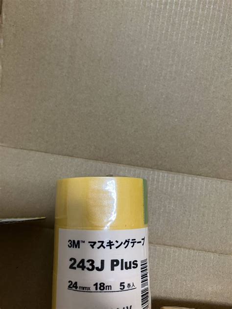 Yahooオークション 3m マスキングテープ 243j Plus 24mm×18m 5巻パ