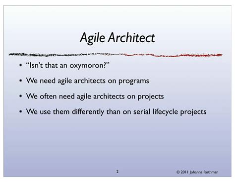 Agile Architectureandprogrammanager Ppt