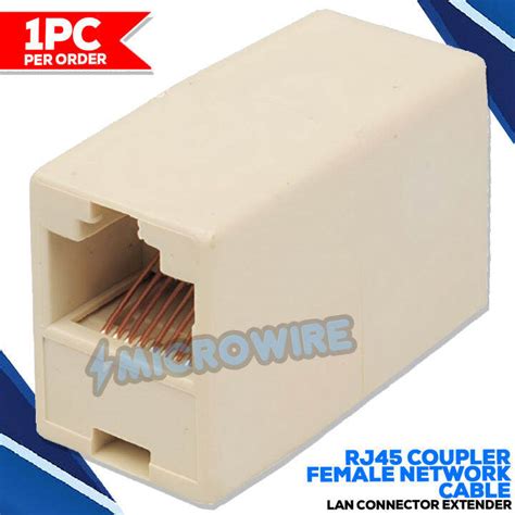 8p8c Rj45 Coupler Female Network Cable LAN Connector Extender Lazada PH