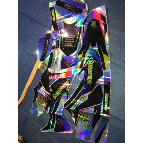 Jual Decal Sticker Decal Motor KLX BF DTRACKER HOLOGRAM Shopee Indonesia
