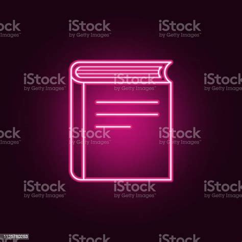 책 아이콘입니다 도 서 및 잡지 네온 스타일 아이콘의 요소 정보 그래픽 모바일 응용 프로그램 웹 디자인 웹 사이트에 대 한