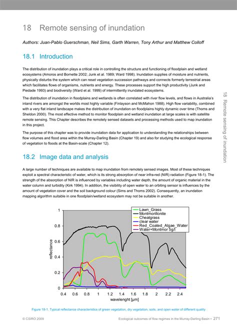 Pdf Remote Sensing Of Inundation
