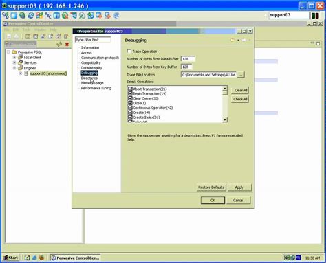 Pervasive Server Engine Install Configuration For Edc Rc Software
