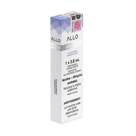 Allo Ultra 800 Disposable Vape Blue Raspberry Cloud Island Vapour