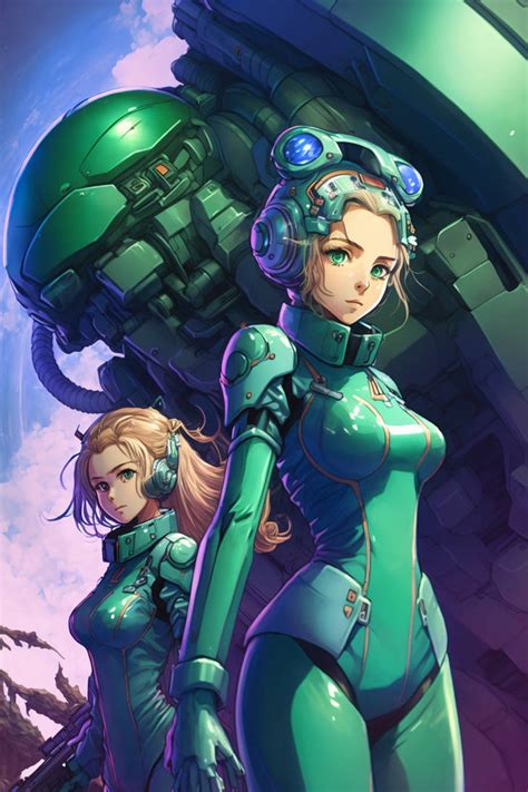 Green Robot And Pilot By K Jackson Katss On Deviantart