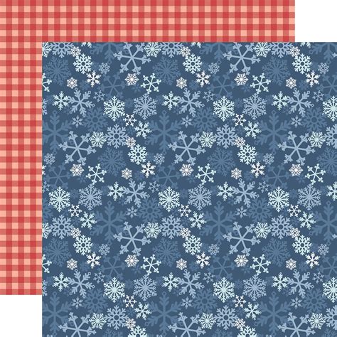 Feeling Frosty 12x12 Double Sided Patterned Paper Echo Park Paper
