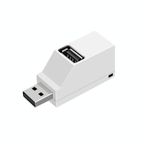 Hub Usb De 3 Puertos Mini Usb 20 30 Caja Divisora De Concentrador De