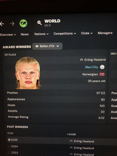 Haaland Is A Cheat Code Rfootballmanagergames