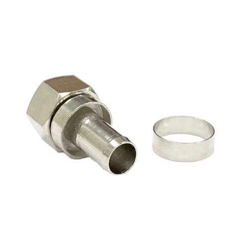 Conector De Enchufe Coaxial De Tv Con Anillo De Co Grandado