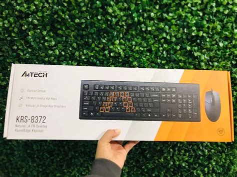 A4tech Krs 8372 Combo Keyboard And Mouse Usb Black On Carousell