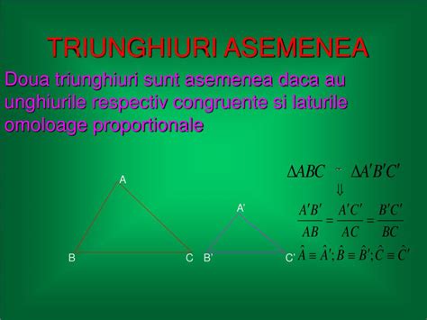 PPT ASEMANAREA TRIUNGHIURILOR PowerPoint Presentation ID 224746