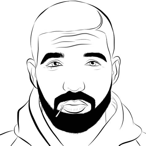 How To Draw Drake Step By Step
