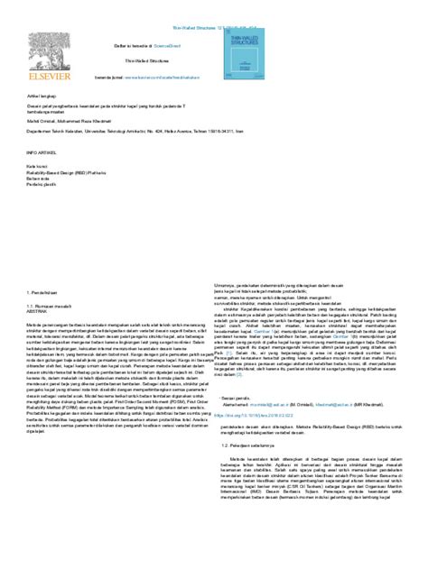 reliability based design pdfcoffee