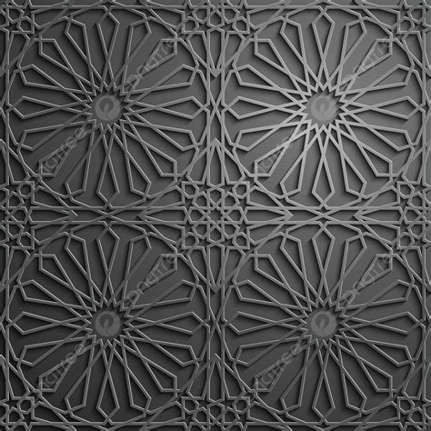黑色背景上帶有阿拉伯符號的 3d 齋月裝飾品 向量 庆祝 图案 蔓藤花紋向量圖案素材免費下載，png，eps和ai素材下載 Pngtree