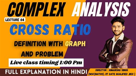 Cross Ratio Cross Ratio In Complex Analysis Cross Ratio Problem