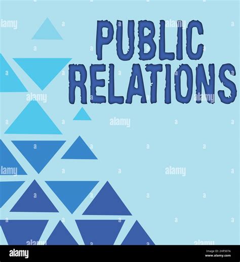 Conceptual Caption Public Relations Business Idea Practice Managing