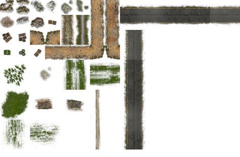 Ground Tileset Grass And Sand
