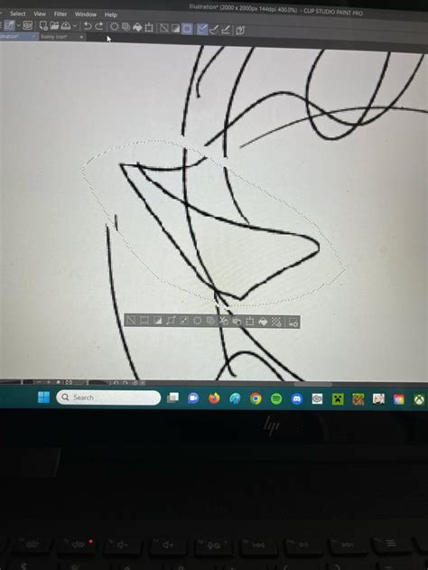 Lasso Toolselect Tool Making My Line Work All Pixelated Rclipstudio