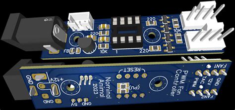 Dual 12V PWM Fan ATtiny85 Controller Platform For Creating And