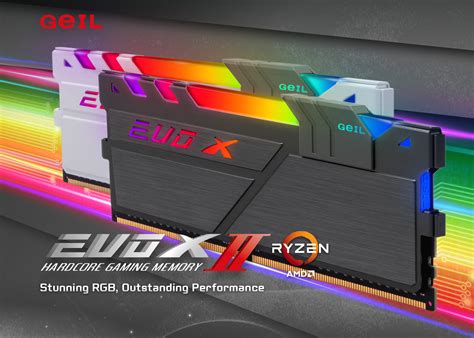 Memoria Ram Ddr4 16gb 2 X 8gb 3000mhz Pc4 24000 Geil Evo X Ii Rgb