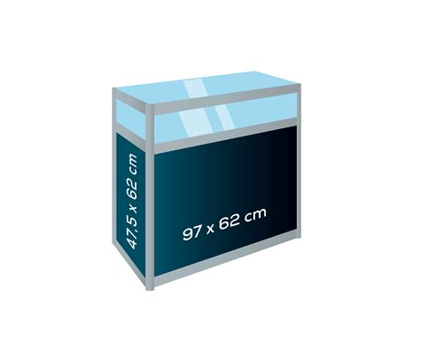 Octanorm Counterglass Stand360pl