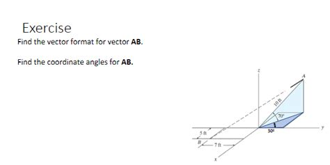 solved solve exercisefind the vector format for vector