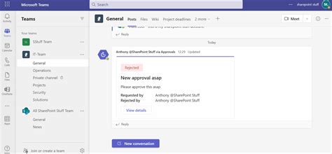 saving approvals as pdfs in microsoft teams sharepoint stuff