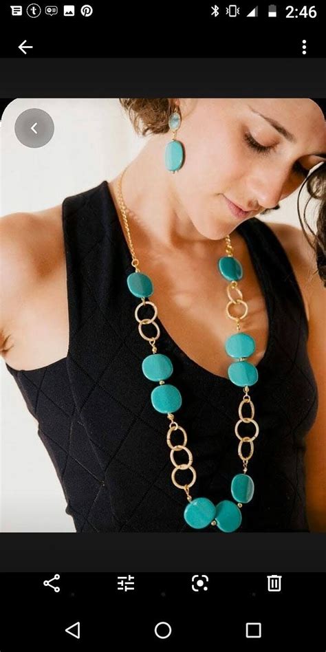 Pin By Gloria Alvarado On Bisuteria Gold Bar Necklace Handmade