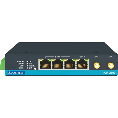 Icr 2631 Advantech 4g Entry Level Router Für Lte Cat 4 Services In Emea
