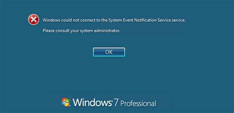 Fix Windows Couldnt Connect To The System Event Notification