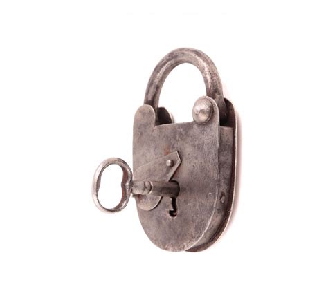 Cadeado Antigo Com Chave Leiloes Artbid