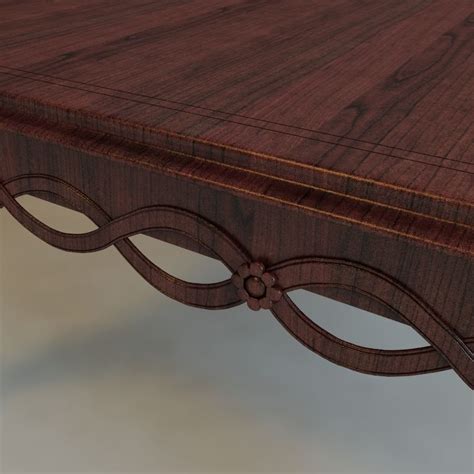 Table Classic 3d Model 34 3ds C4d Lwo Max Obj Xsi Ma Free3d