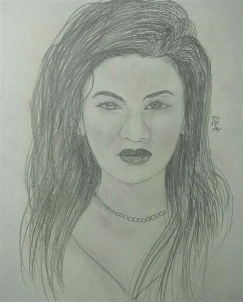 Pencil Sketch Of Avneet Kaur By Pooja Singh Sketches Pencil Sketch