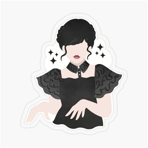 Pin On MERLINA Wednesday Addams Dance Wednesday Addams Cute Stickers