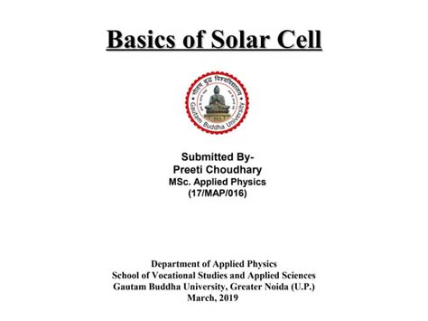 Dye Sensitized Solar Cell Dssc Pptx