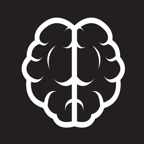 Signo de símbolo de icono de cerebro Vector en Vecteezy