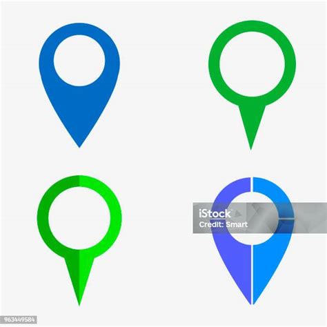 Gps입니다 글로벌 포지셔닝 시스템입니다 포인터 아이콘입니다 벡터 일러스트 레이 션 가리키기에 대한 스톡 벡터 아트 및 기타