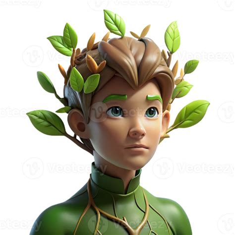 Impressive Traditional Portrait Of A Person Morphing Into A Tree With