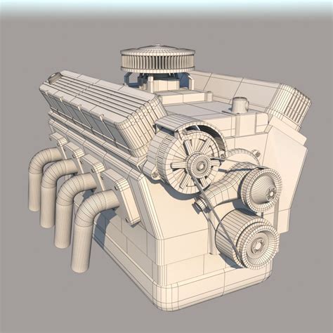 V8 Engine 3d Models Download Free3d