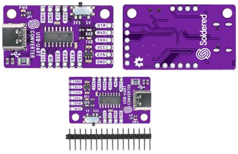 usb uart ch340 converter board soldered mouser