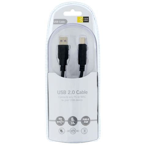 Case Logic Usb 20 Printer Cable Shop Connection Cables At H E B