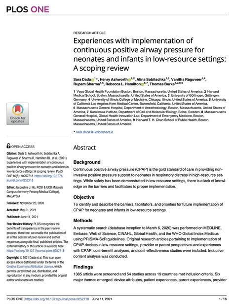 Sara Dada On Linkedin Cpap Training Sustainable Oxygentherapy