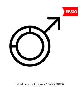 Illustration Male Sex Icon Stock Vector Royalty Free Shutterstock